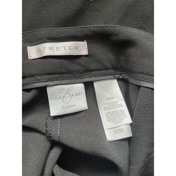 Emma James | Pants & Jumpsuits | Nwt Emma James Stretch Black Straight ...